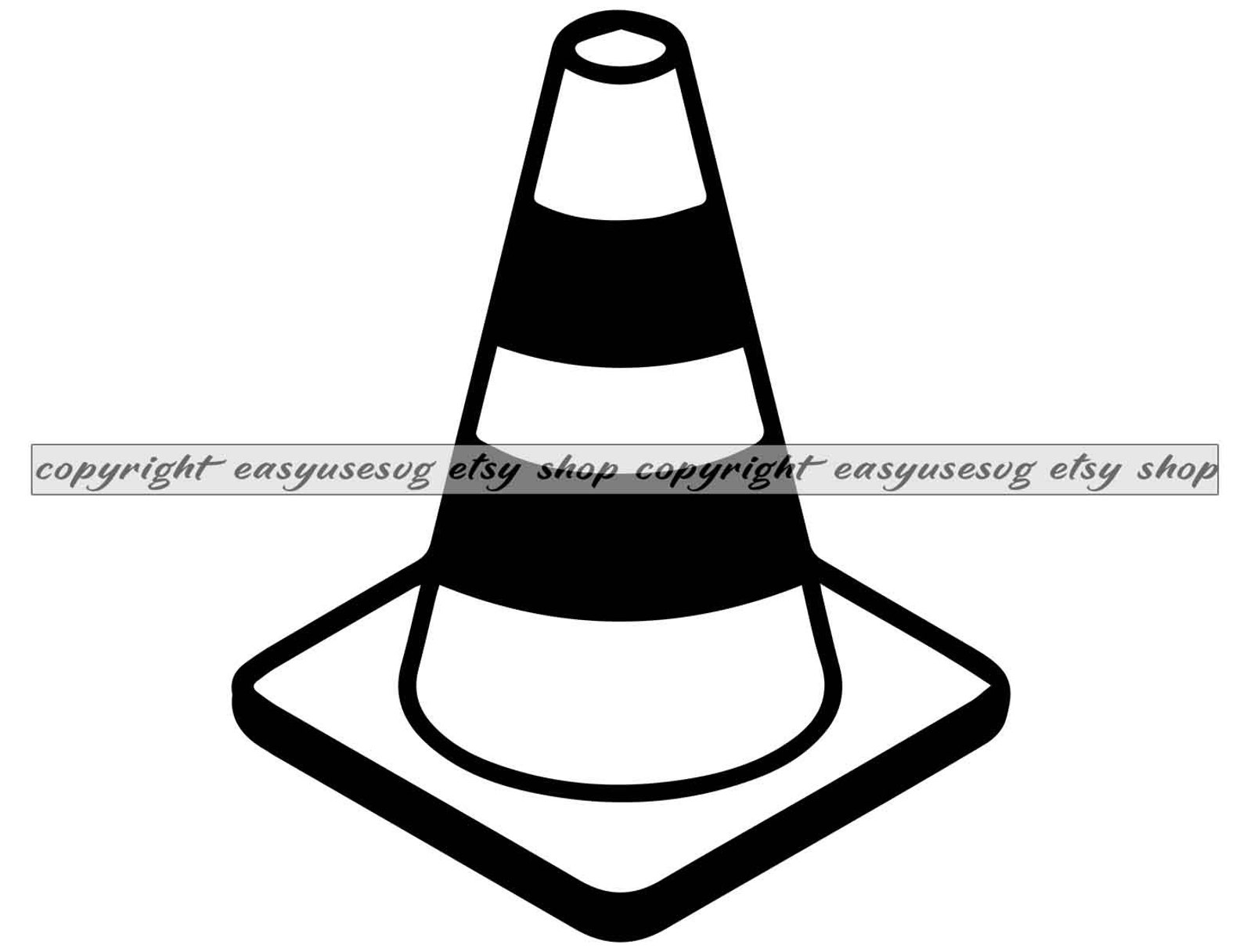 Traffic Cone SVG Traffic Cone DXF Traffic Cone PNG Traffic - Etsy