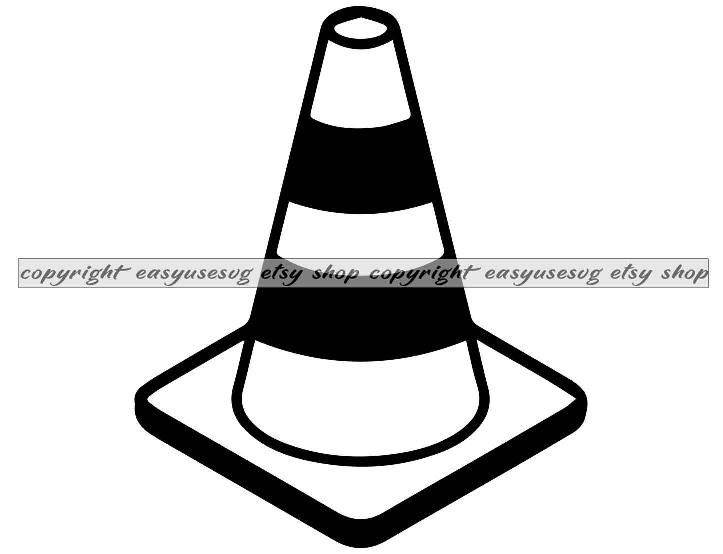 Traffic Cone SVG Traffic Cone DXF Traffic Cone PNG Traffic - Etsy