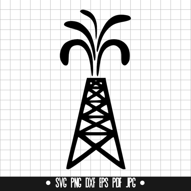 Oil Field Svg - Etsy