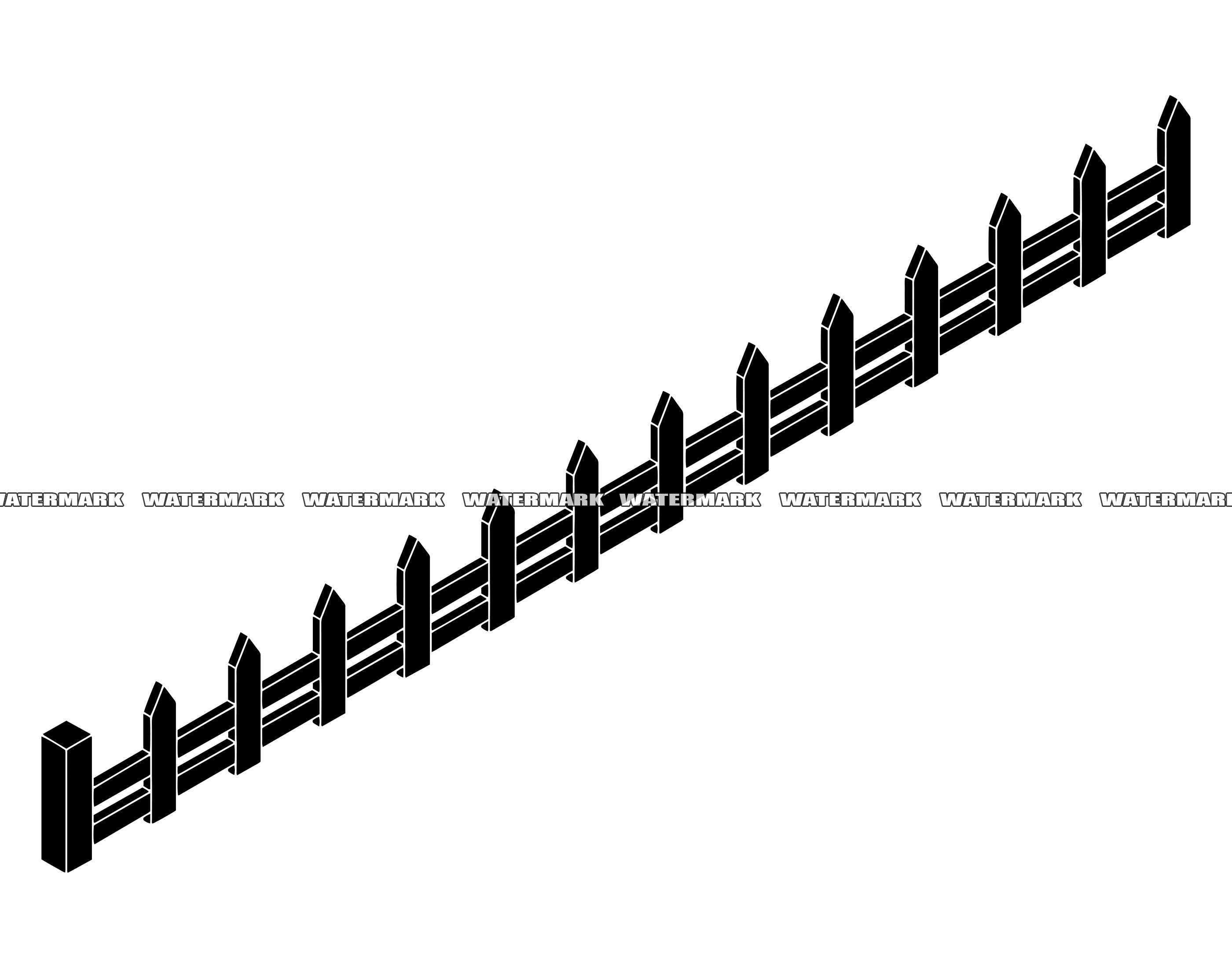 Fence SVG Fence Cut File Fence DXF Fence PNG Fence - Etsy Australia