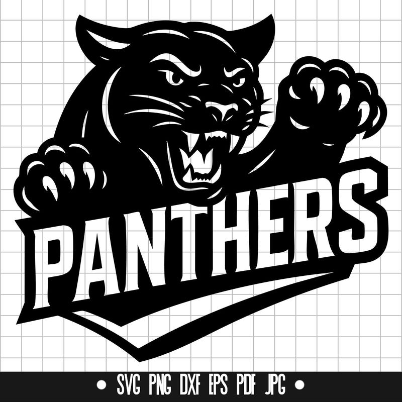 Panthers Svg - Etsy