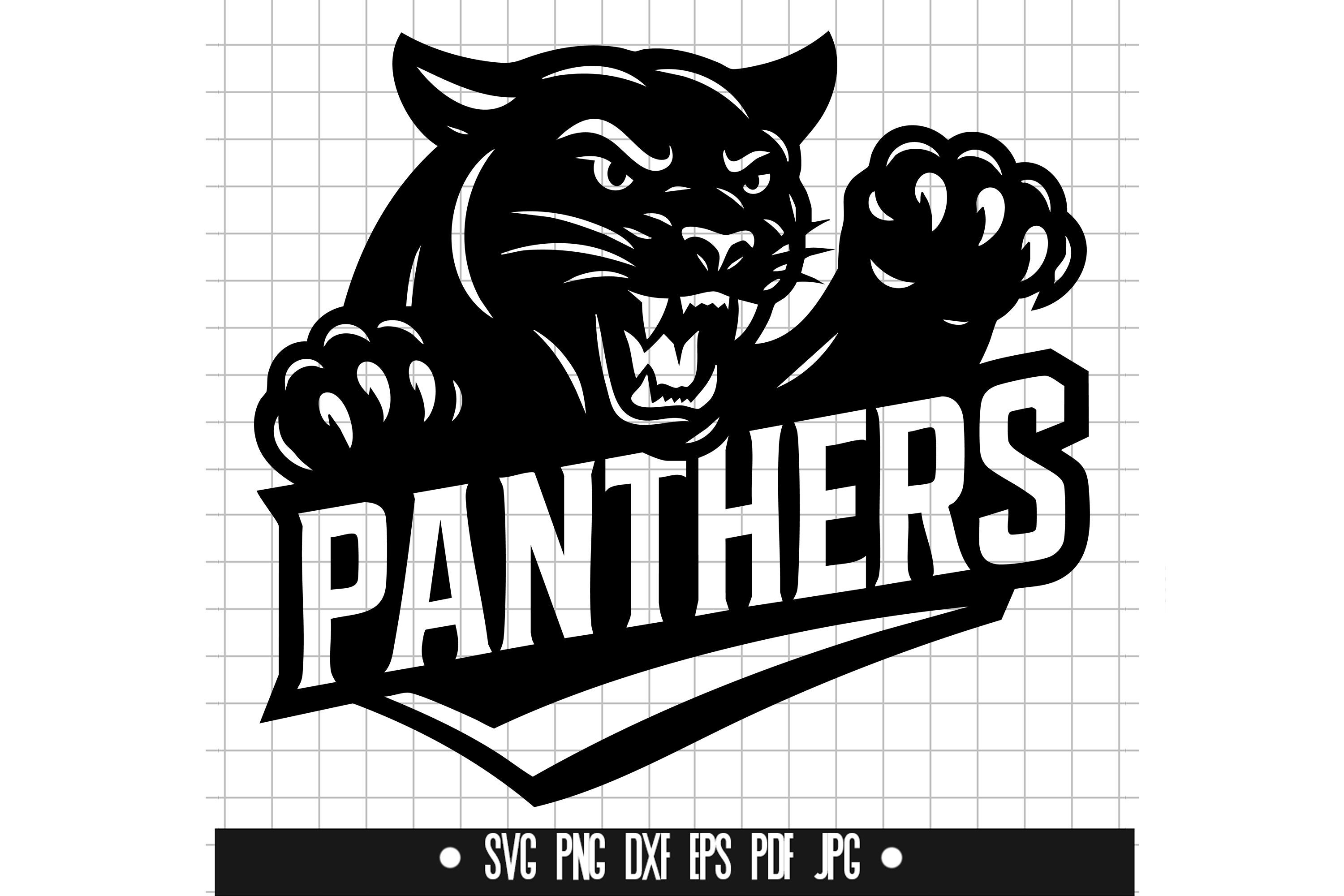 Panthers SVG, Panthers PNG, Panthers DXF, Panthers Cut File, Clipart ...
