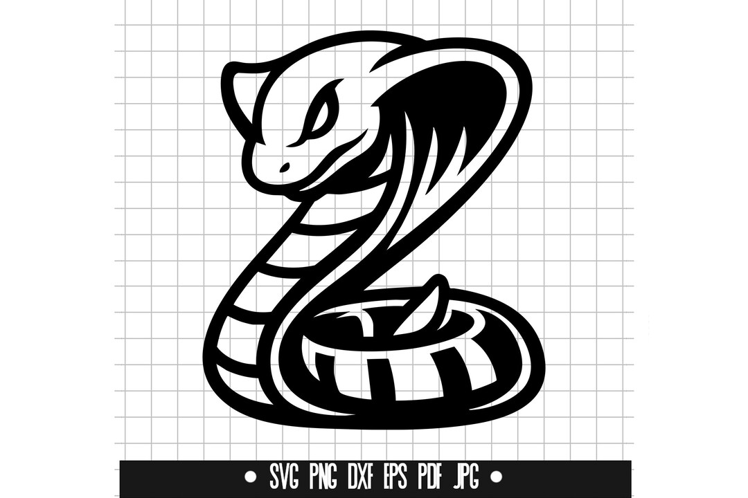 Snake SVG, Coiled Snake DXF, Snake PNG, Snake Cut File, Clipart ...