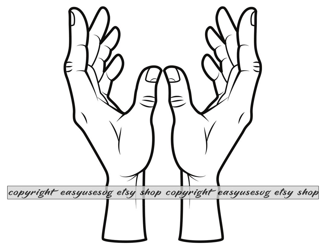 Open Hand Clipart
