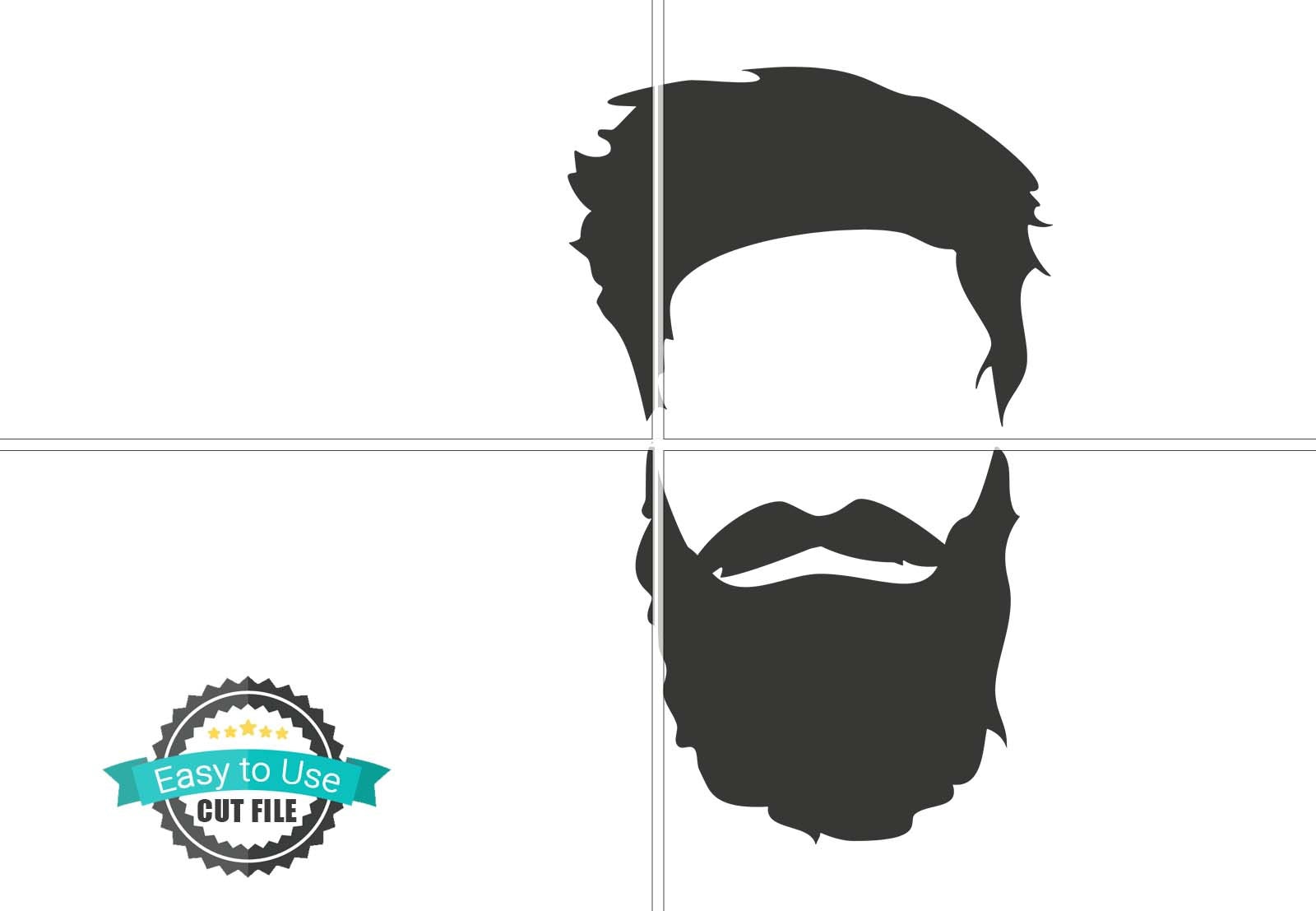 Beard SVG Bearded Man SVG Man SVG Bearded Svg Bearding - Etsy Canada