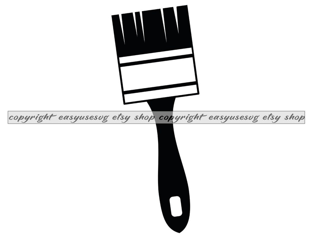 Paint Brush, Paint Brush SVG, Paint Brush SVG Cut File, Paint Brush DXF ...