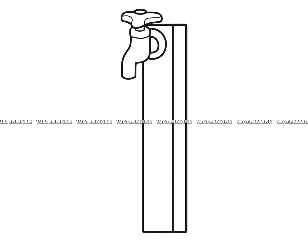 Water Tap SVG Water Tap Cut File Water Tap DXF Water Tap - Etsy Australia