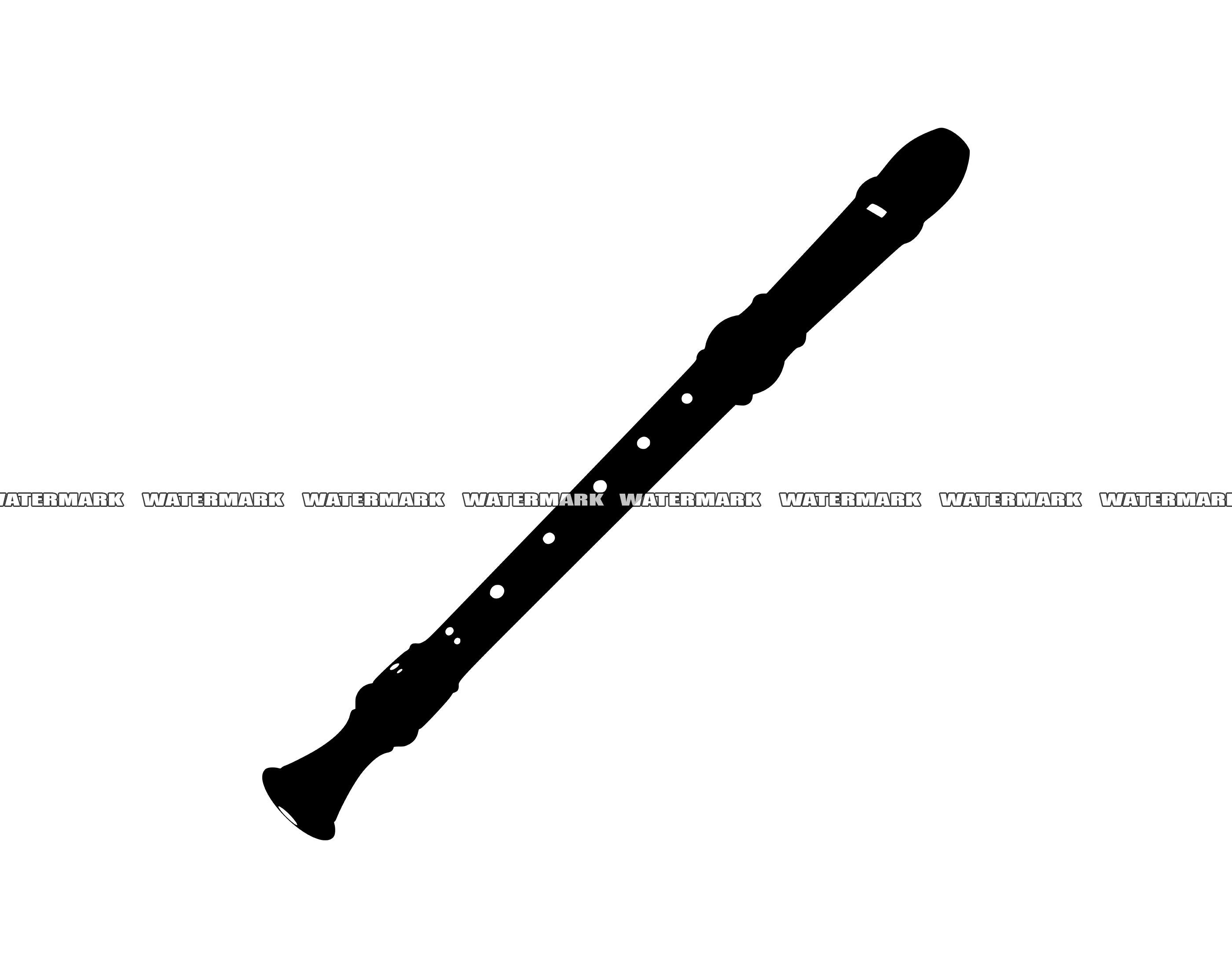 Flute SVG Flute Cut File Flute DXF Flute PNG Flute - Etsy Ireland