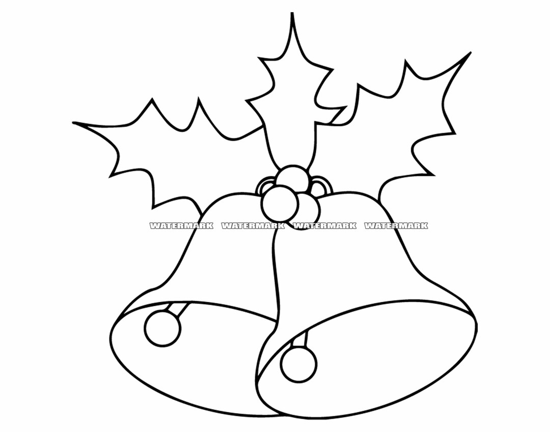 Christmas Bell SVG, Christmas Bell Cut File, Christmas Bell DXF ...