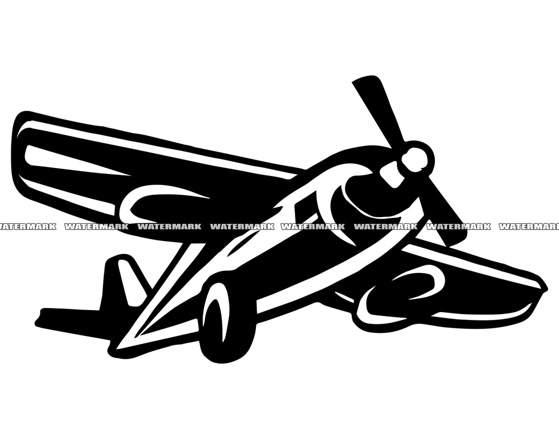 Airplane SVG Airplane Cut File Airplane DXF Airplane PNG - Etsy