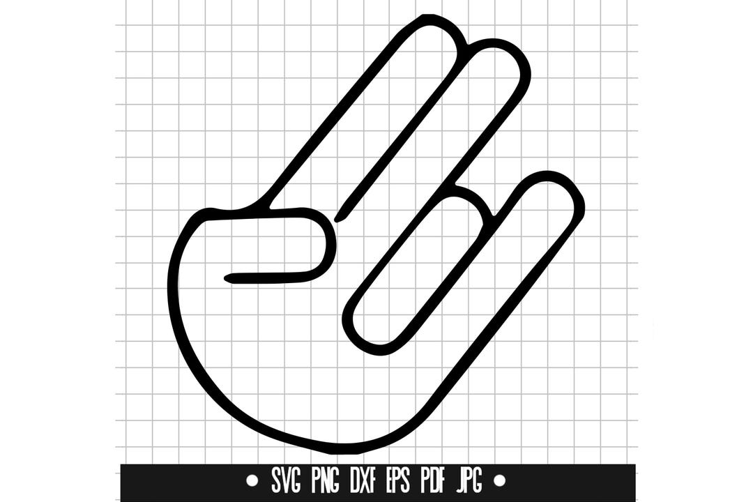 Shocker Hand SVG, Shocker DXF, Funny Hand PNG, Gesture Cut File ...