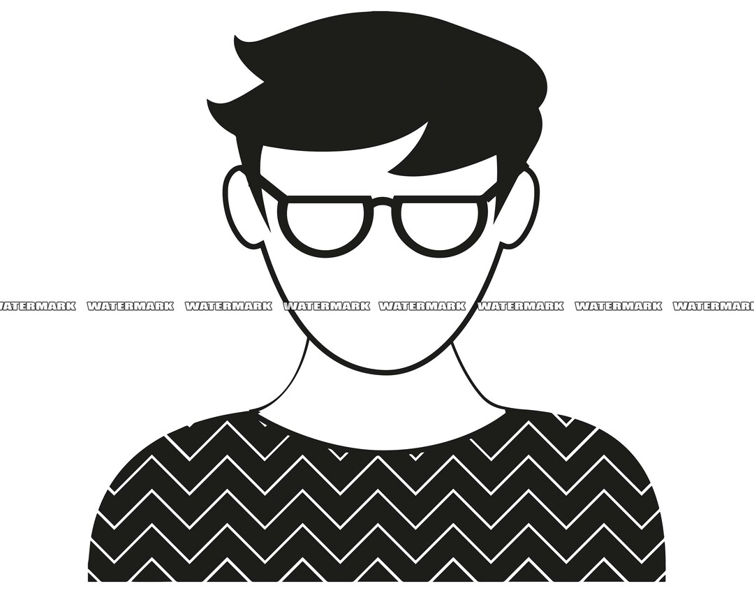 Nerd Boy SVG Nerd Boy Cut File Nerd Boy DXF Nerd Boy PNG - Etsy Australia