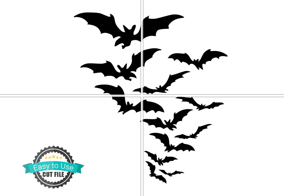 Bat SVG Bats SVG Flying Fox SVG Bat Colony Svg Bat Herd - Etsy
