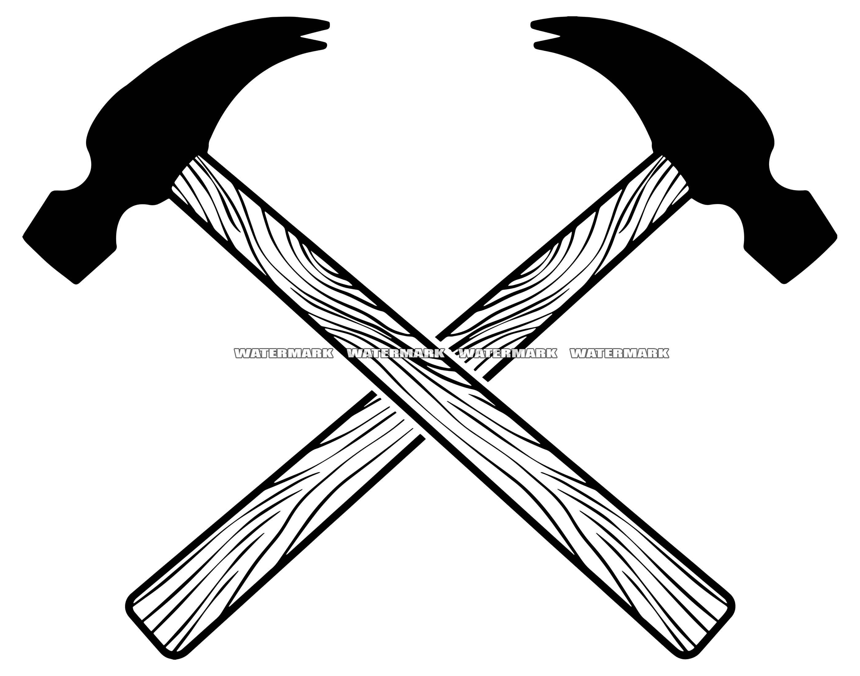 Hammer SVG 4 Hammer DXF Hammer PNG Hammer Clipart Hammer | Etsy UK