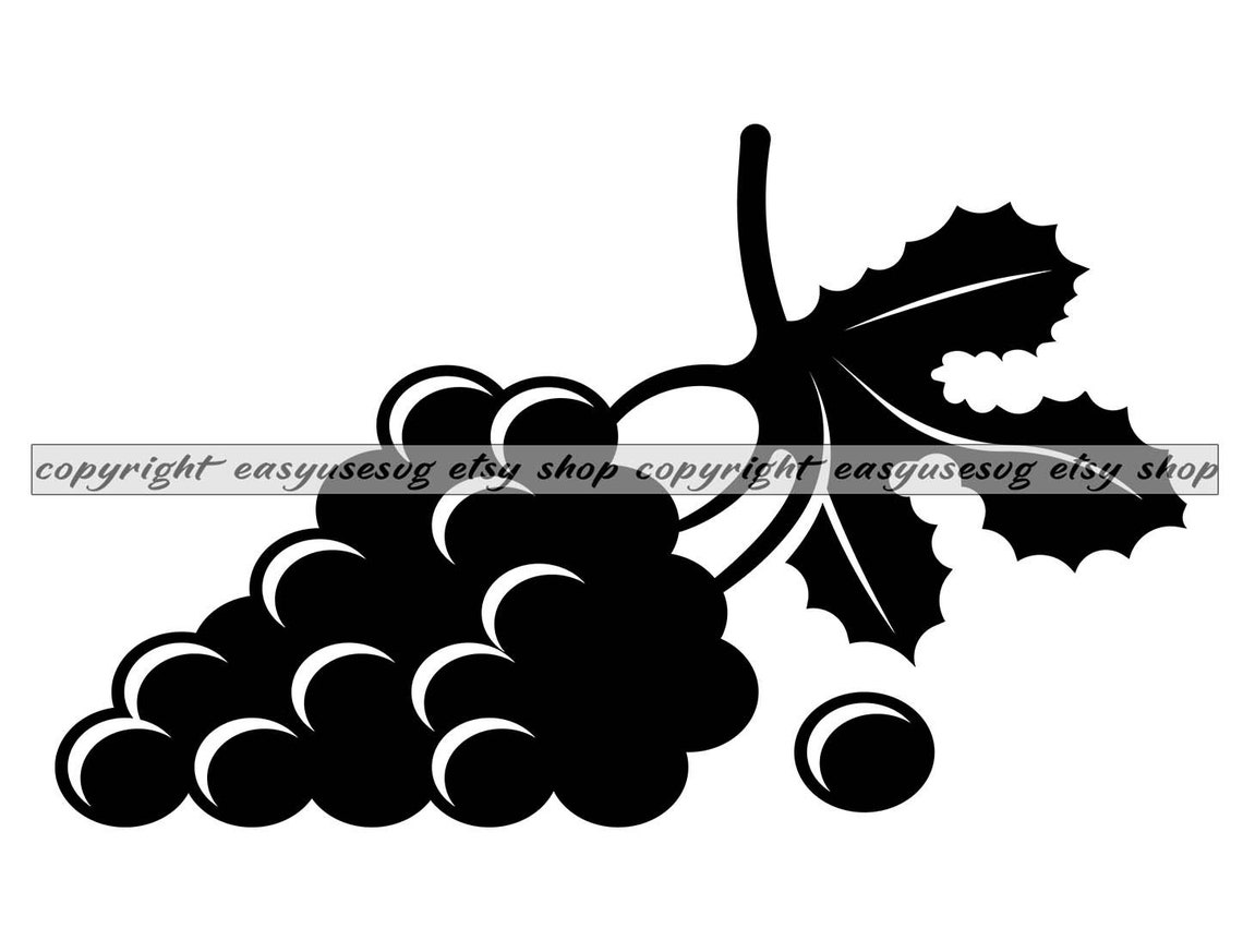 Grapes SVG Grapes DXF Grapes PNG Grapes Clipart Grapes - Etsy