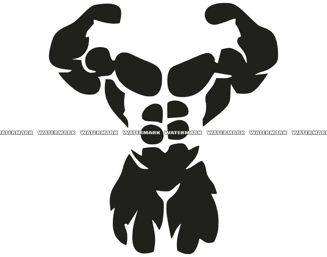 Muscle SVG 3 Muscle Cut File Muscle DXF Muscle PNG - Etsy
