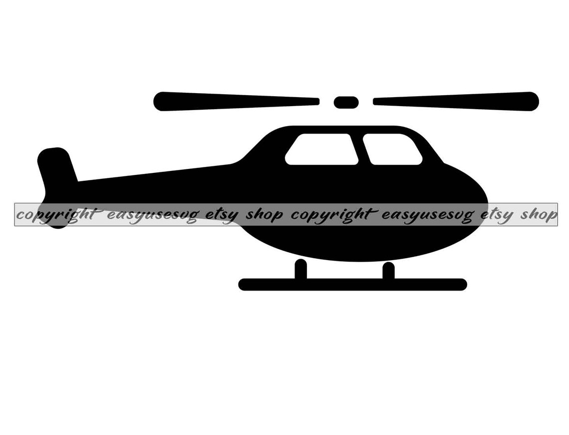 Helicopter SVG, Helicopter DXF, Helicopter PNG, Helicopter Clipart ...