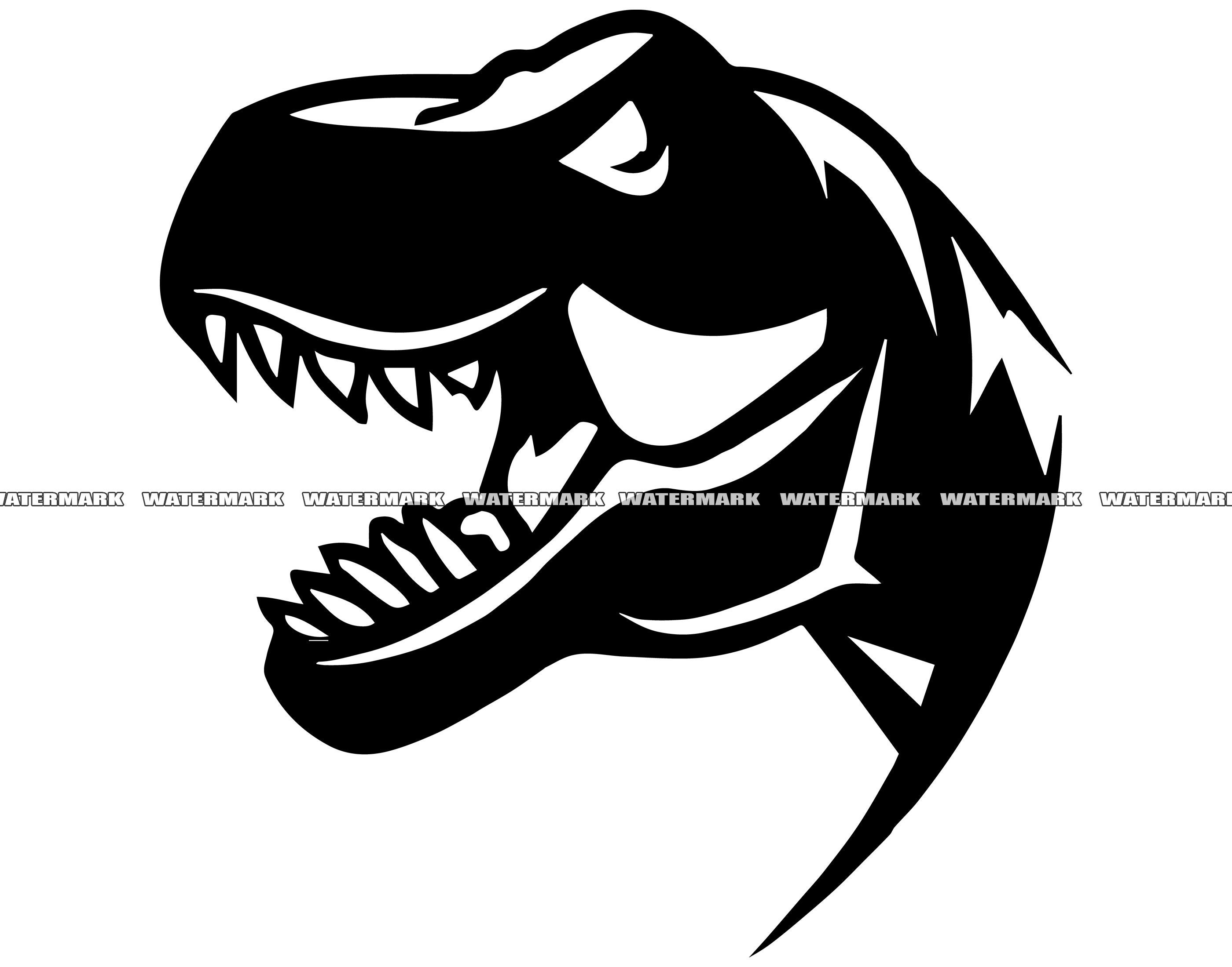 Trex Face SVG 2 Trex Face Cut File Trex Face DXF Trex - Etsy