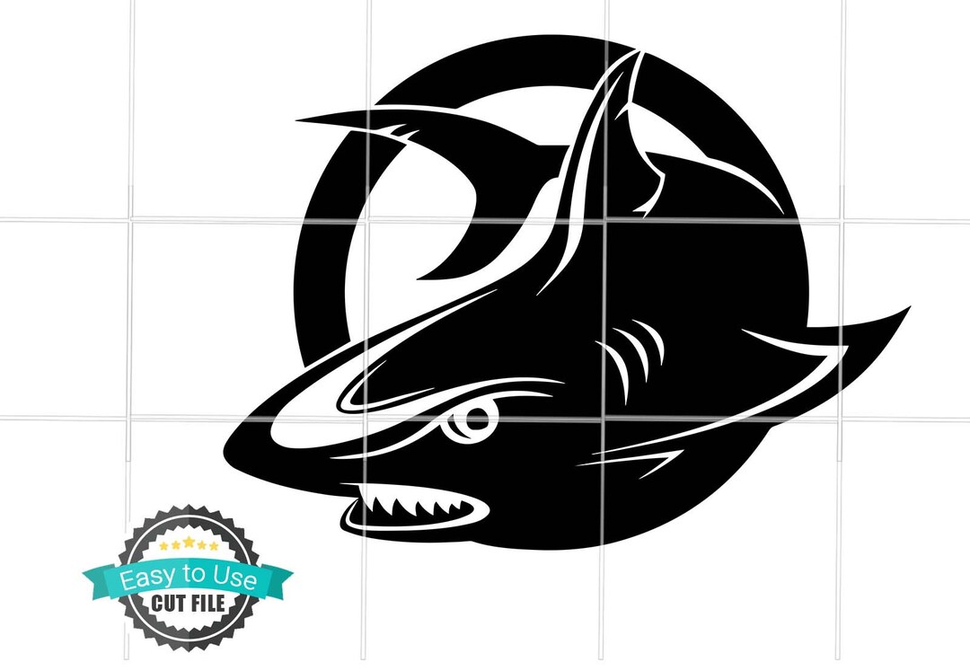 Shark SVG, Shark Clipart, Shark Cut Files for Silhouette, Shark Files ...