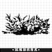 Bush SVG, Bush Cut File, Bush DXF, Bush PNG, Bush Clipart, Bush ...