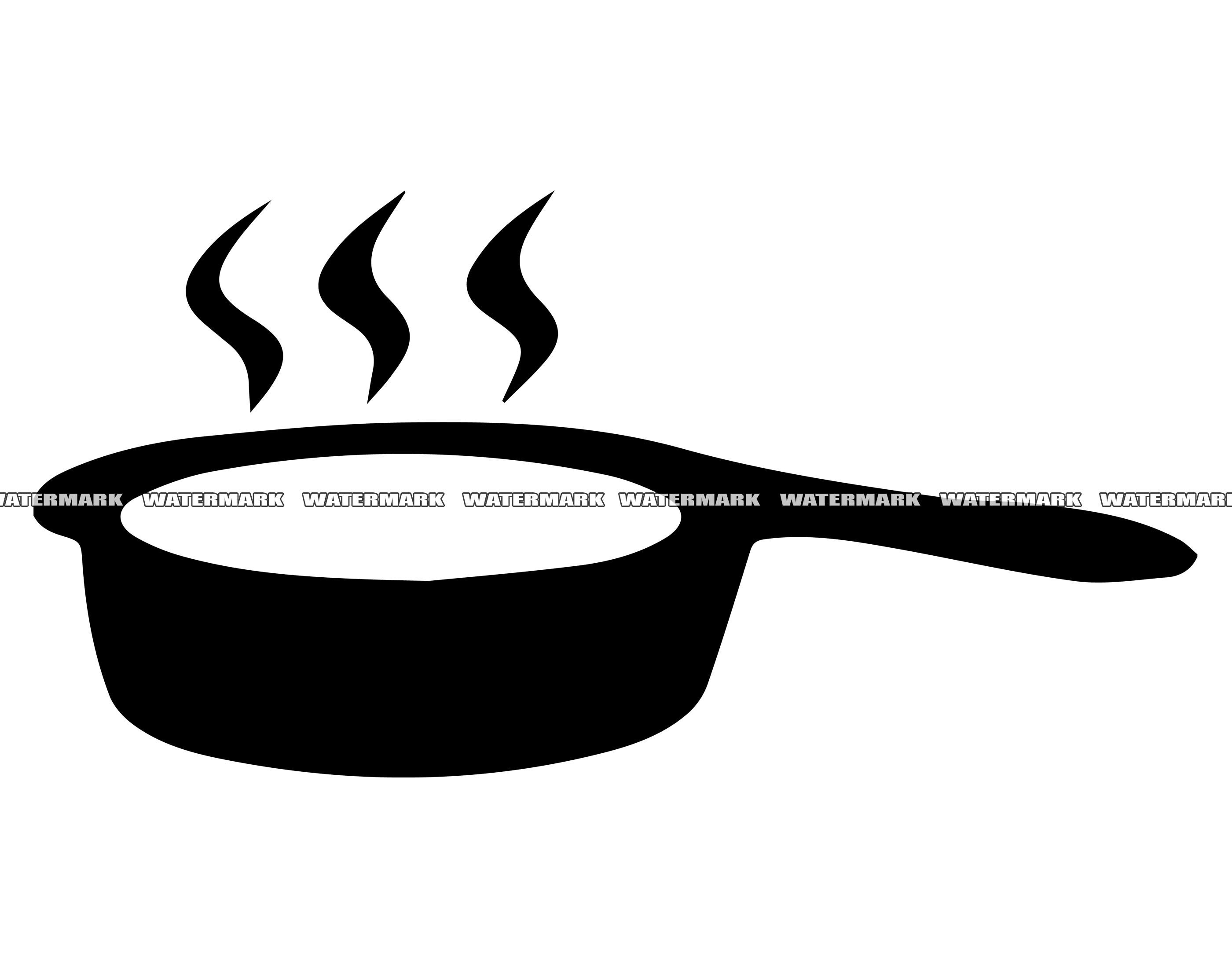 Frying Pan SVG, Frying Pan Cut File, Frying Pan DXF, Frying Pan PNG ...