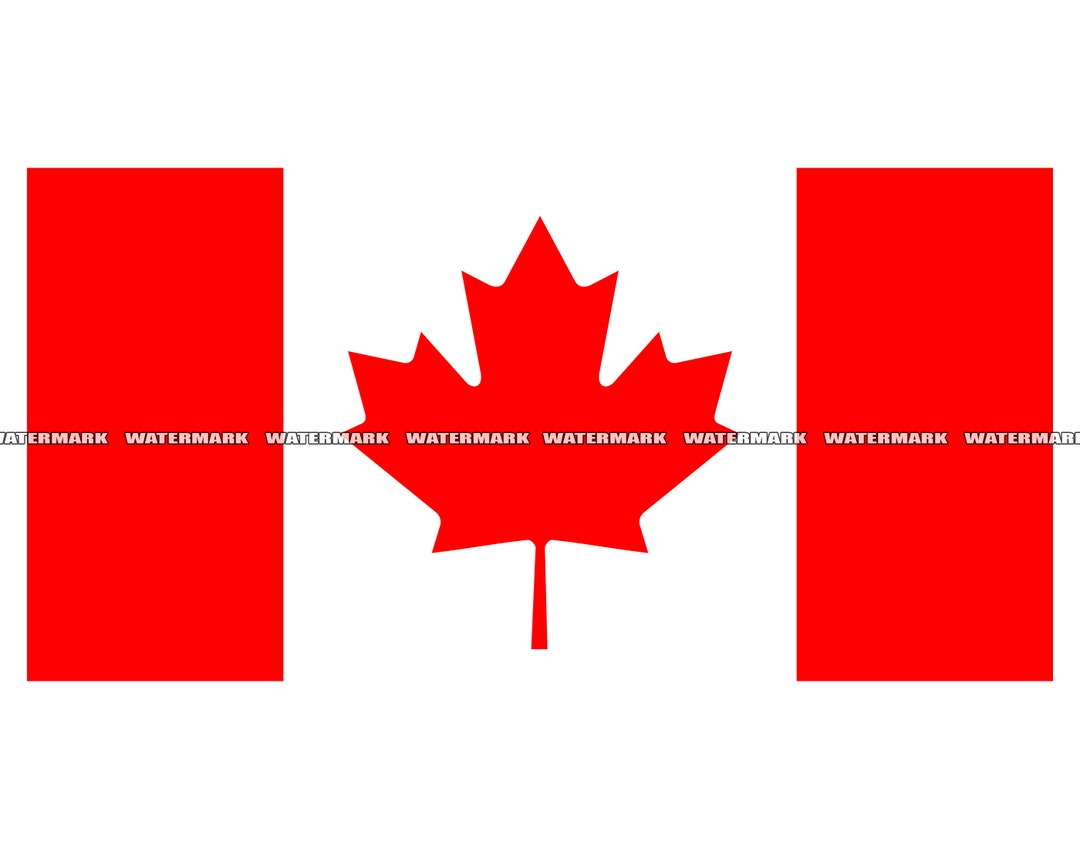 Canadian Flag SVG Canadian Flag Cut File Canadian Flag DXF - Etsy Canada