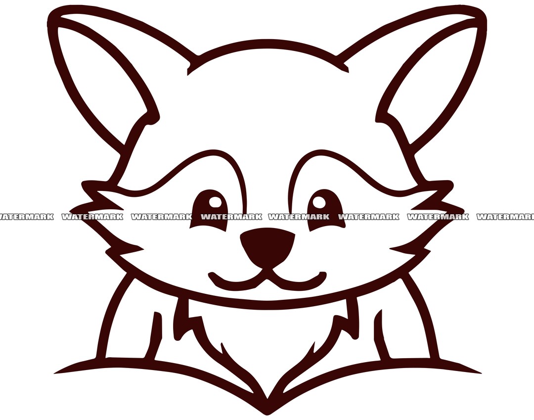 Baby Red Fox SVG 8 Cute Animal Wild Wildlife Forest Sports - Etsy