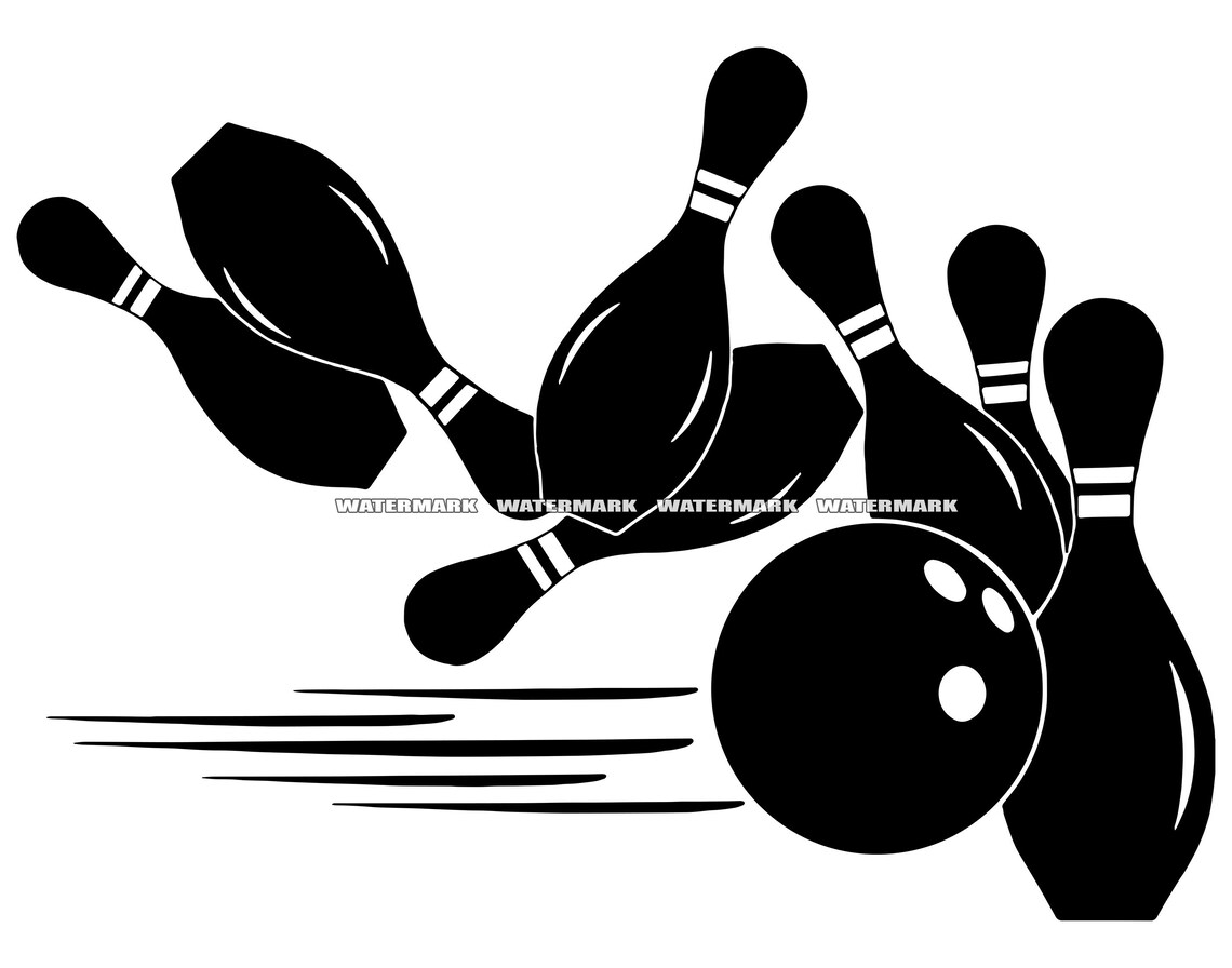 Bowling SVG 1 Bowling DXF Bowling PNG Bowling Clipart | Etsy