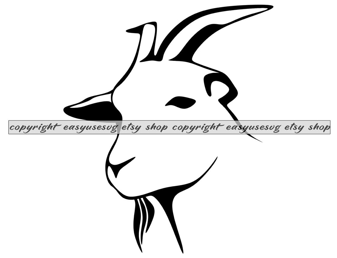 Goat Head SVG Goat Head DXF Goat Head PNG Goat Head - Etsy