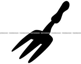 Garden Hand Fork Dxf - Etsy