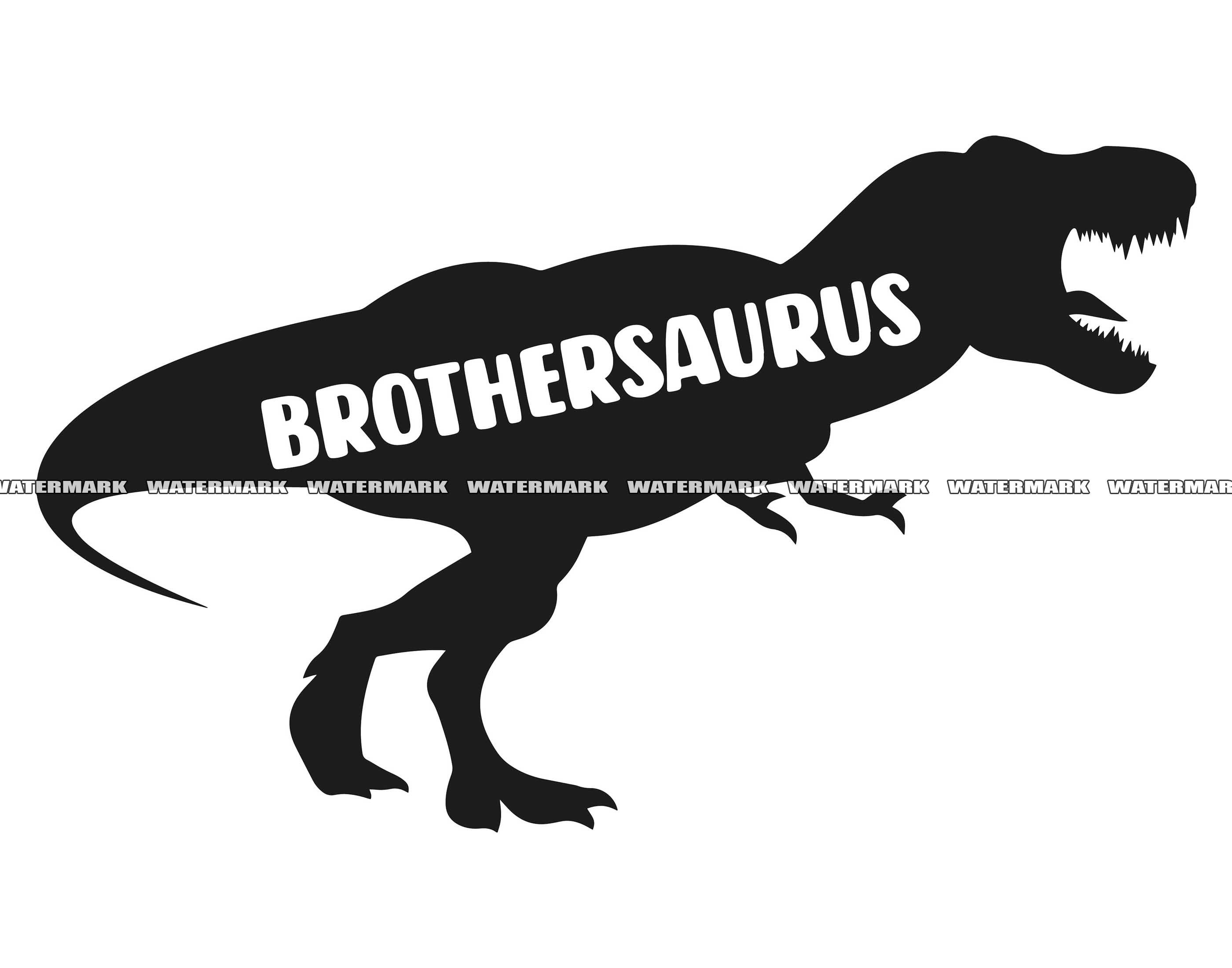 Brothersaurus SVG Brothersaurus Cut File Brothersaurus DXF - Etsy Canada