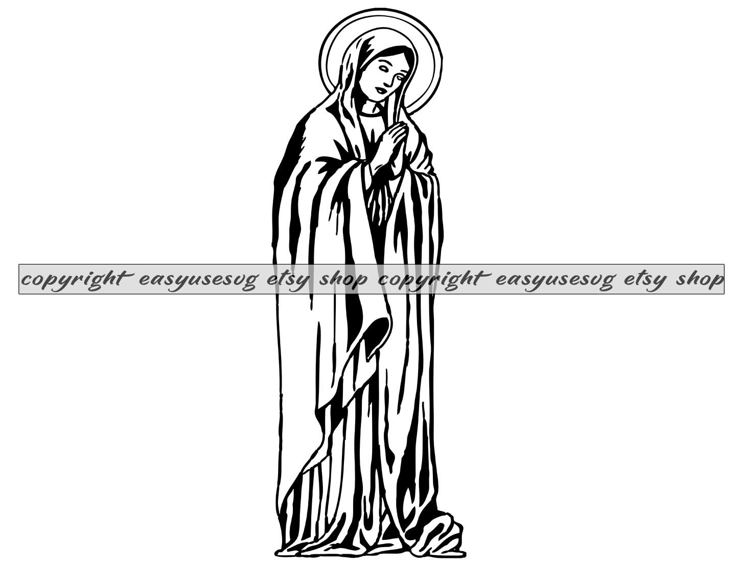 Virgen del Guadalupe SVG, Virgen María SVG, Virgen María Dxf, Virgen ...