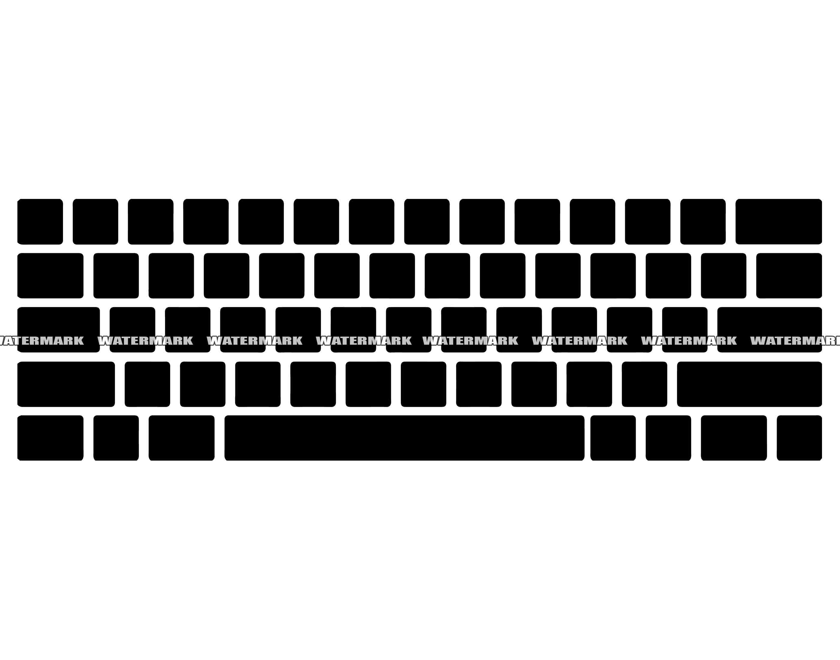 Keyboard SVG Keyboard Cut File Keyboard DXF Keyboard PNG - Etsy Ireland