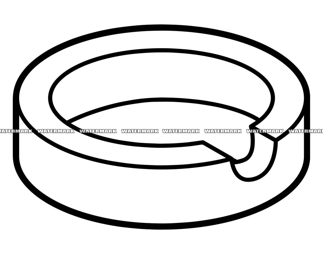 Ashtray SVG, #1, Ashtray Cut File, Ashtray DXF, Ashtray PNG, Ashtray ...