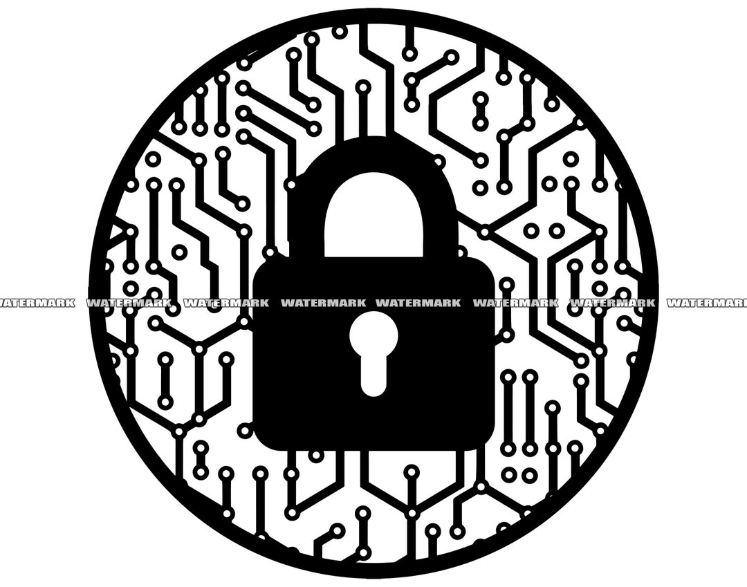 Digital Security SVG, Digital Security Cut File, Digital Security DXF ...