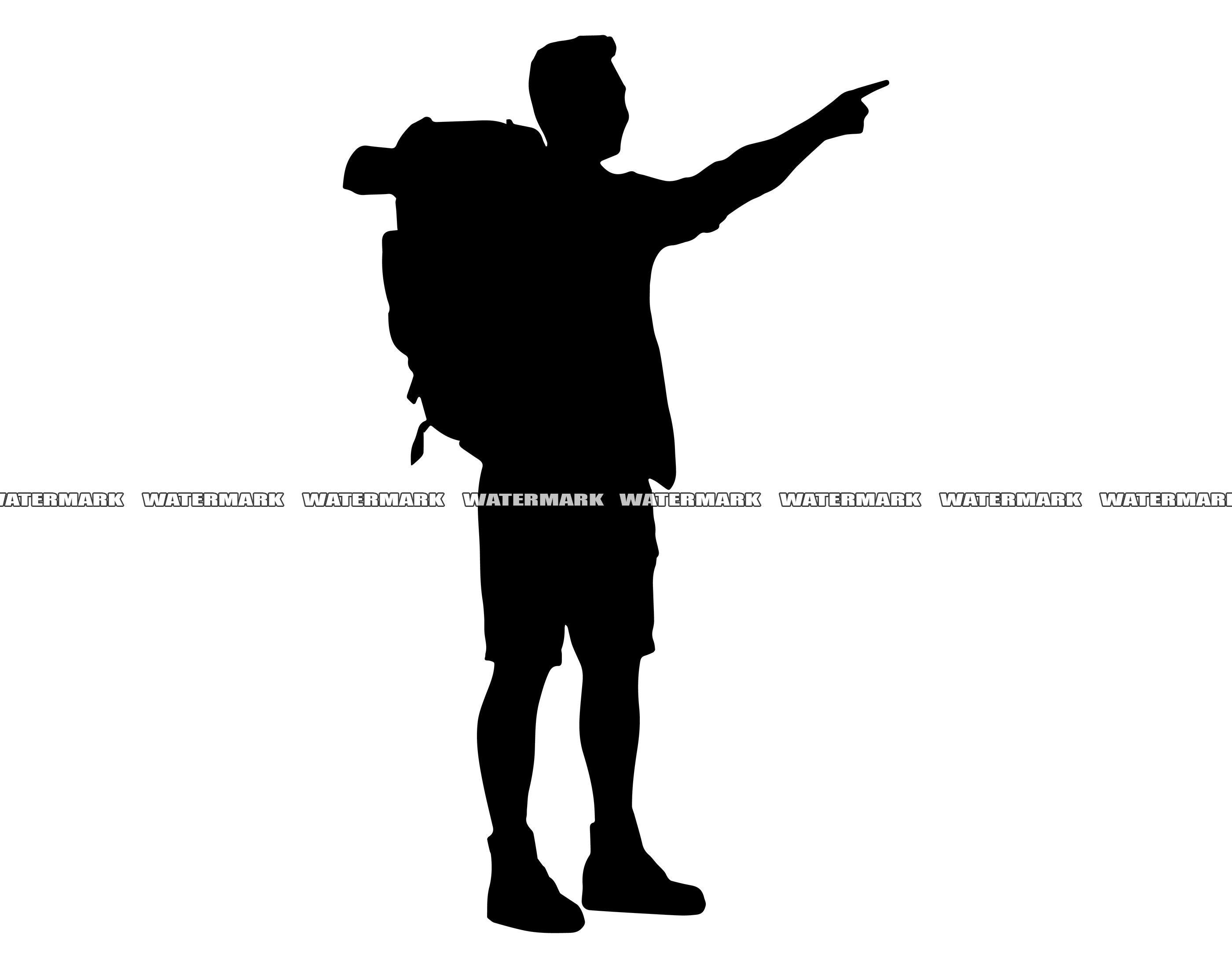 Backpacker SVG, Backpacker Cut File, Backpacker DXF, Backpacker PNG ...