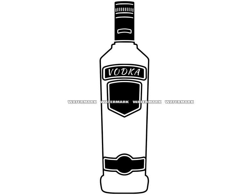 Vodka SVG 1 Vodka DXF Vodka PNG Vodka Clipart Vodka - Etsy