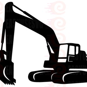 Excavator SVG / Construction SVG / Excavator Clipart / - Etsy