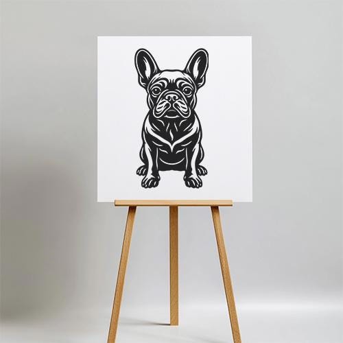 French Bulldog SVG, Bulldog DXF, Dog PNG, Pet Cut File, Clipart ...