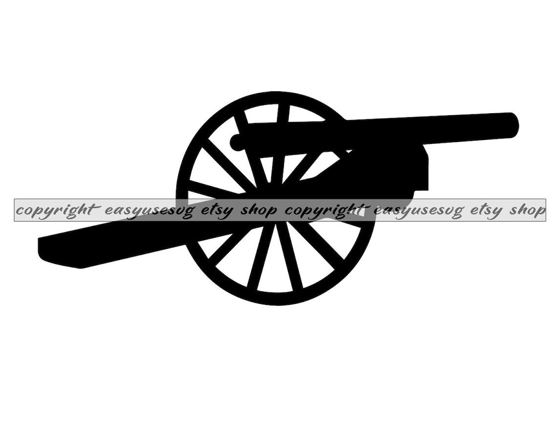 Cannon SVG, Cannon DXF, Cannon PNG, Cannon Clipart, Cannon Silhouette ...