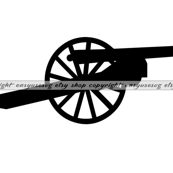 Cannon Svg - Etsy
