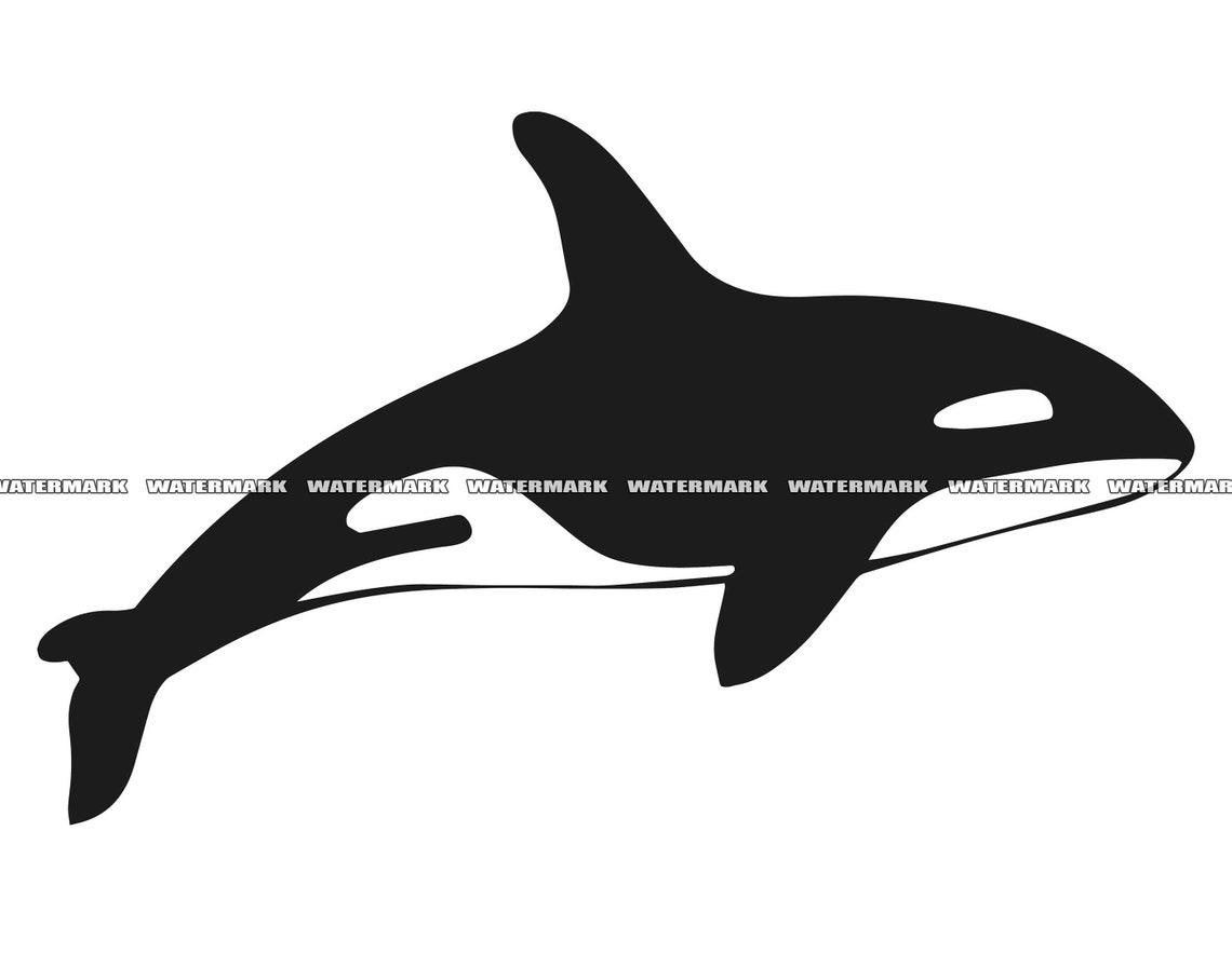 Orca SVG Orca Cut File Orca DXF Orca PNG Orca Clipart - Etsy
