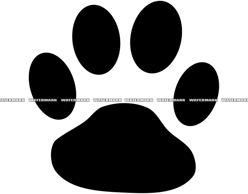 Pfote SVG Pfotenschnittdatei Pfote DXF Pfote PNG Pfote - Etsy Schweiz