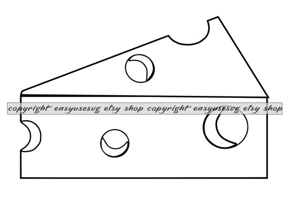 Cheese SVG Perforated Cheese SVG Triangle Cheese SVG Cheese - Etsy