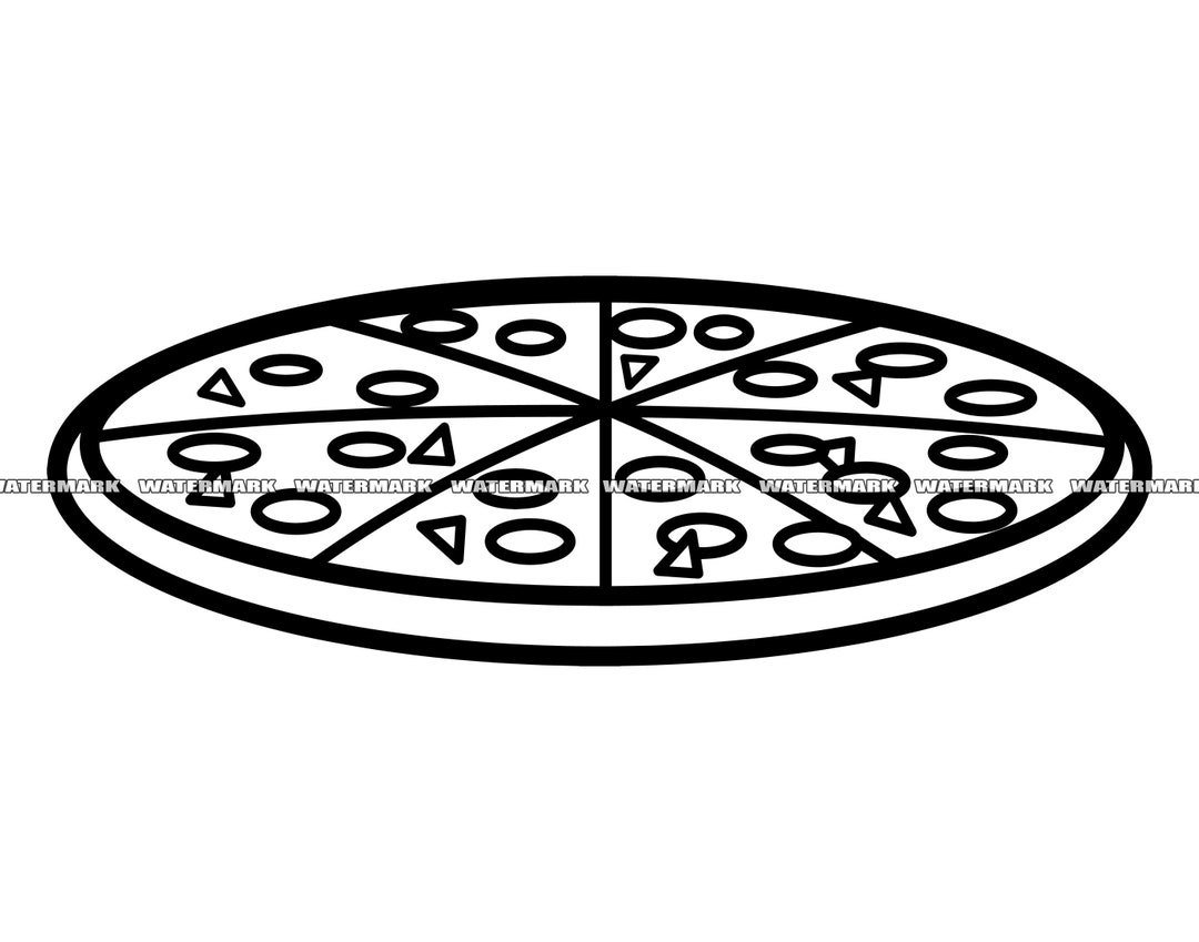 Pizza SVG Pizza Cut File Pizza DXF Pizza PNG Pizza - Etsy Australia
