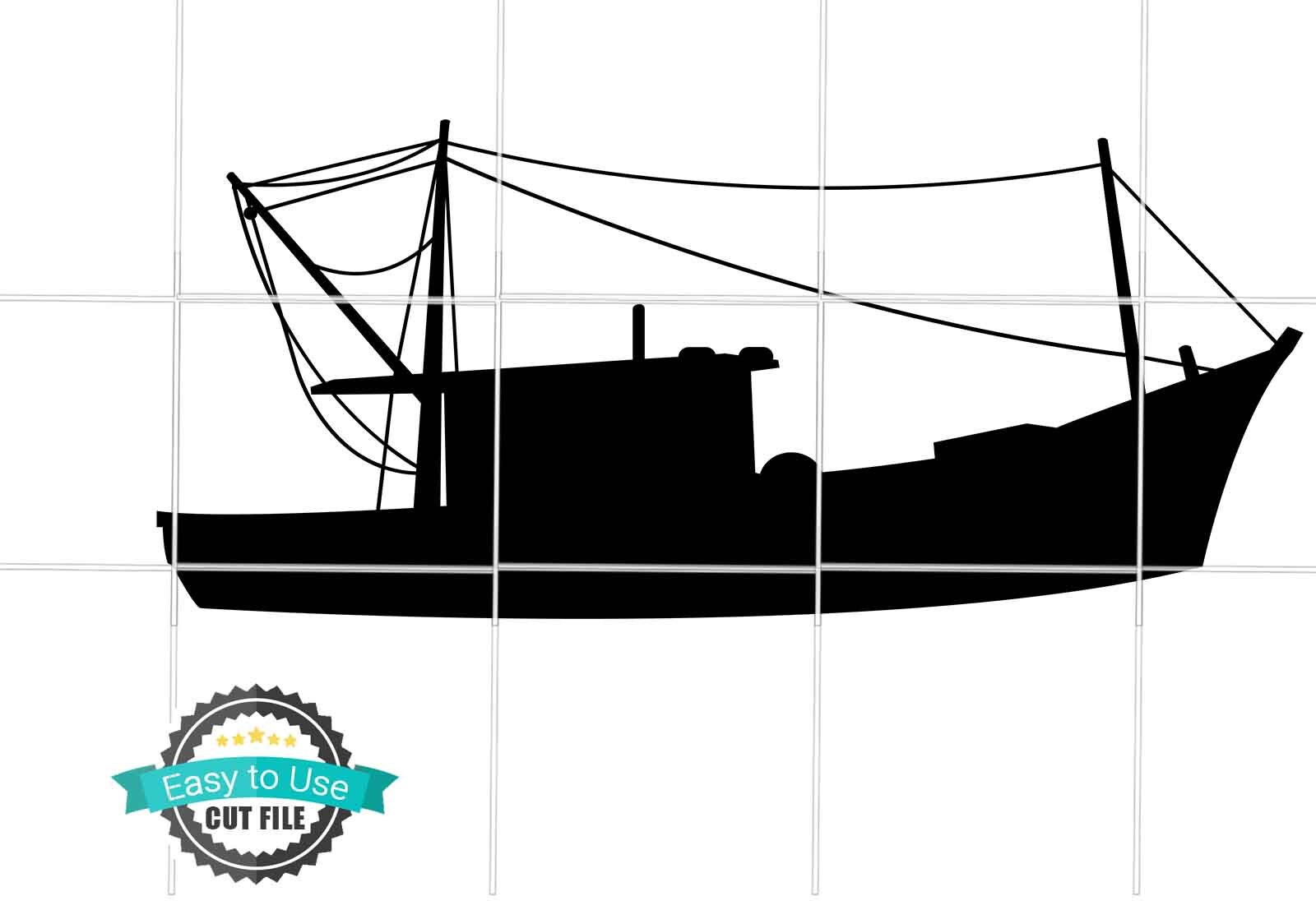 Shrimp Boat Silhouette
