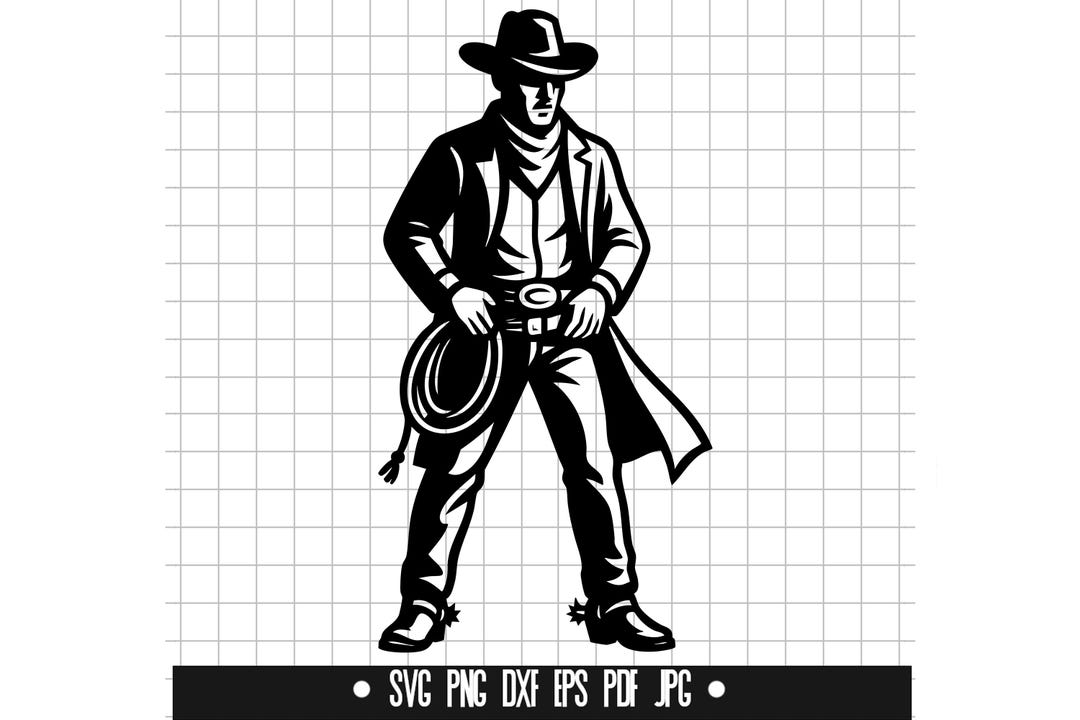 Cowboy Svg, Western Svg, Rodeo Svg, Country Svg, Wild West Svg, Man Svg ...