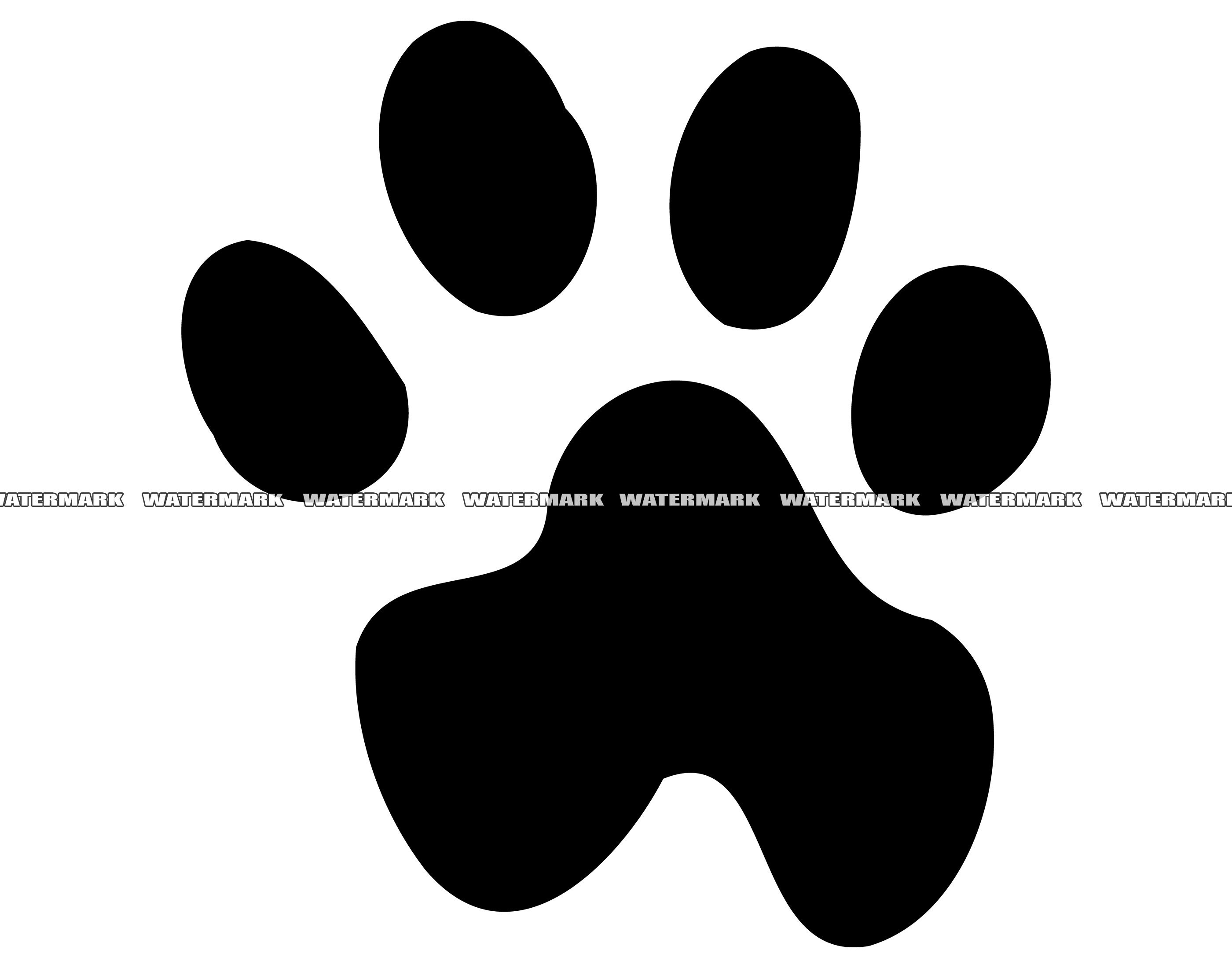 Paw Print SVG Paw Print Cut File Paw Print DXF Paw Print - Etsy Hong Kong