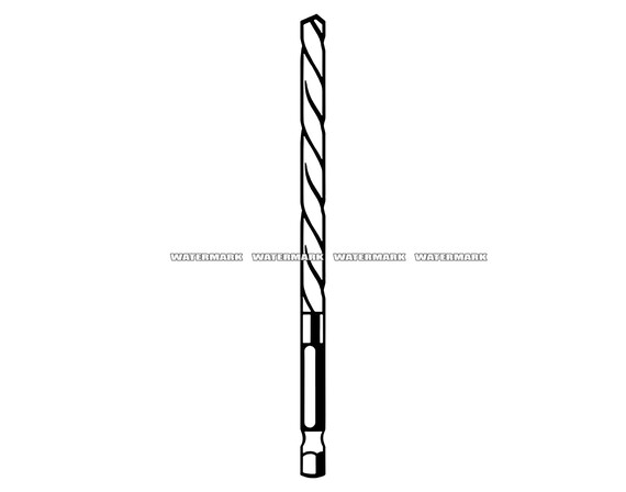 Drill Bit Silhouette
