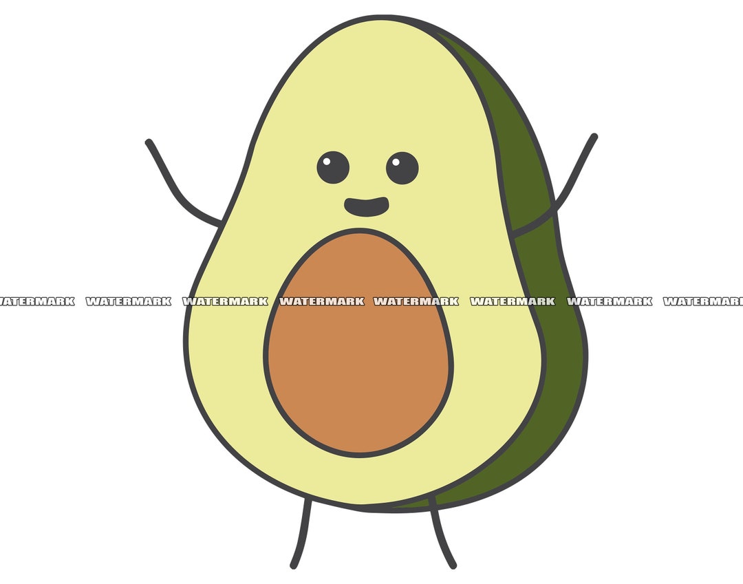 Avocado SVG, Avocado Cut File, Avocado DXF, Avocado PNG, Avocado ...